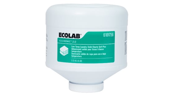 Aquanomic 2.0 Low-Temp Laundry Solid Clearly Soft Plus | Ecolab